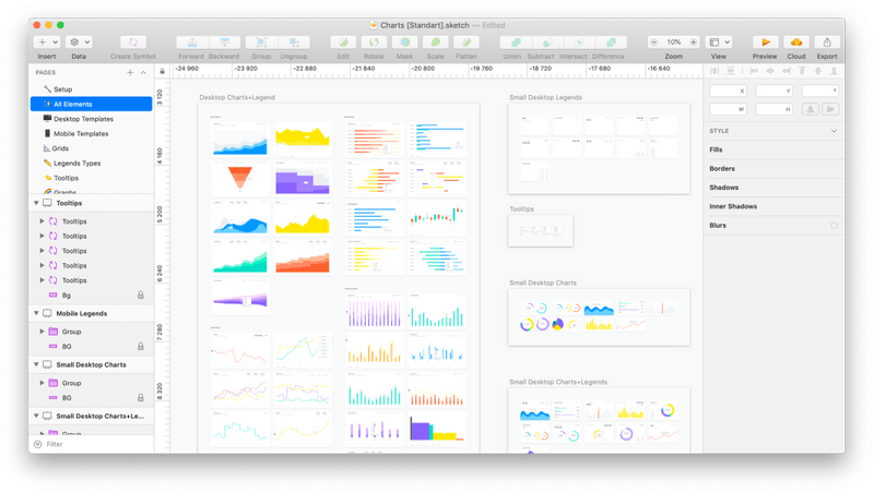 Charts for Sketch