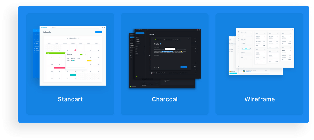 Control Panel, Design System, UI Kit, Templates
