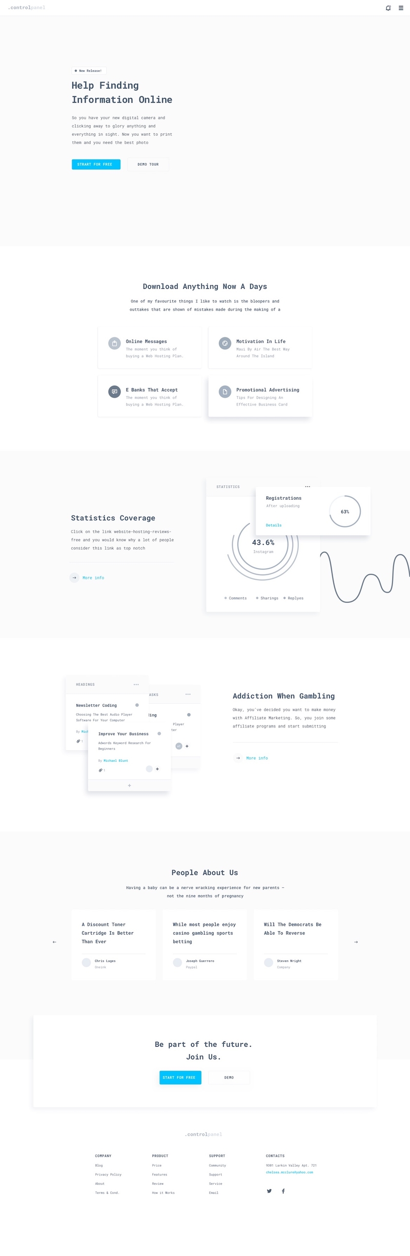 Wireframe color scheme for the Control Panel design system