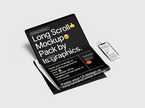 Long Scroll Mockups [PSD]