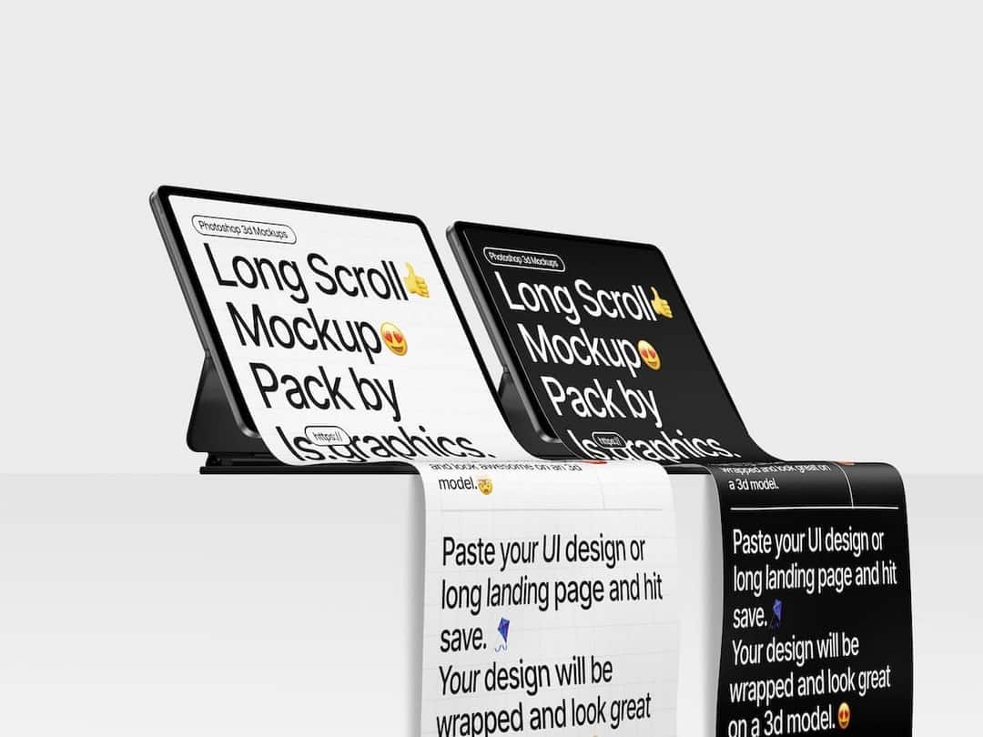 Long Scroll Mockups [PSD]
