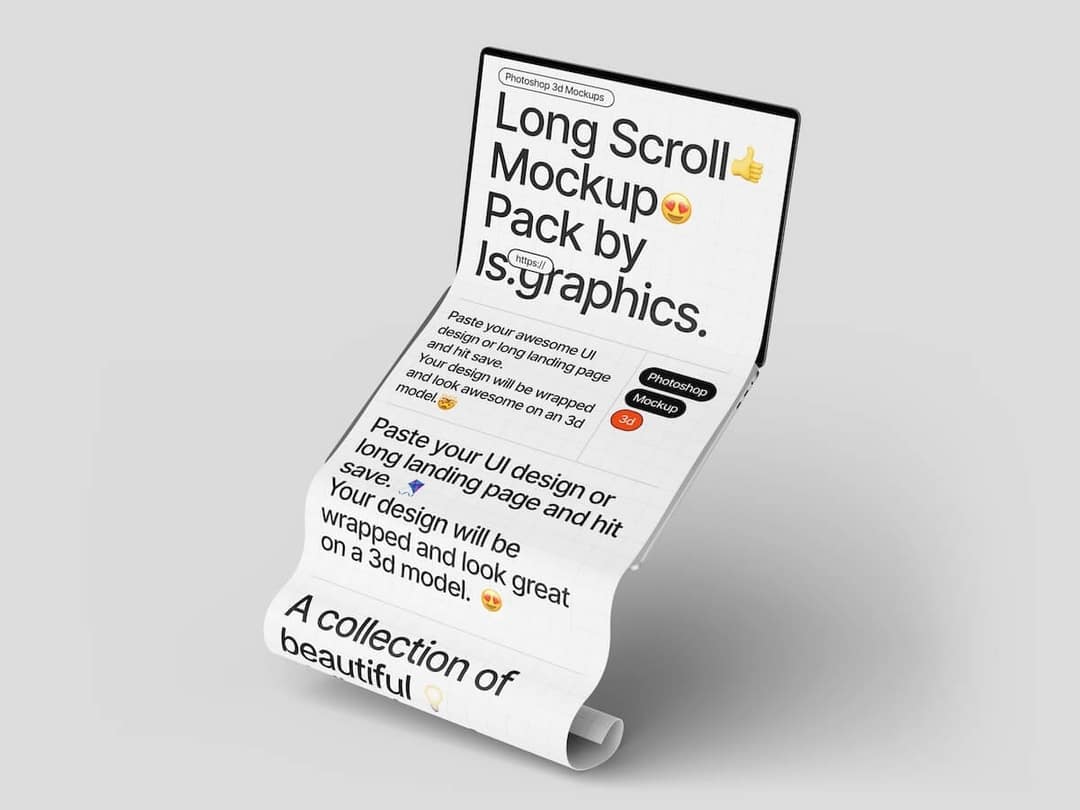 Long Scroll Mockups [PSD]