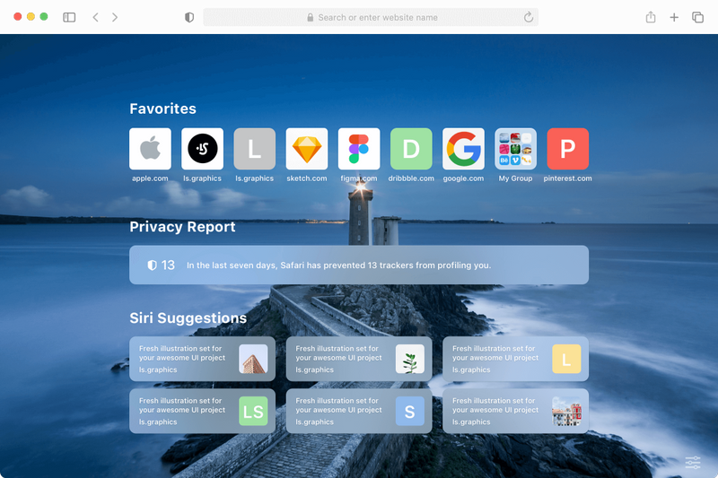 Free MacOS 11 Big Sur UI Kit
