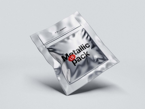 Metallic Packages Mockup Bundle
