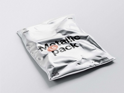 Metallic Packages Mockup Bundle