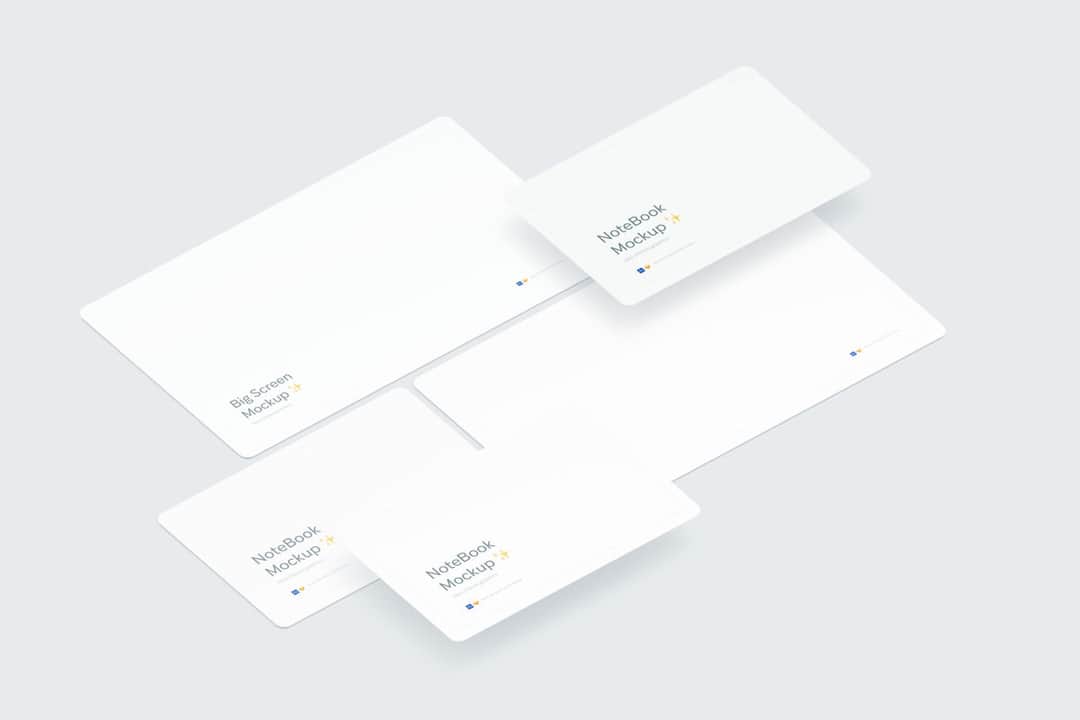 Simple Mockups for Sketch and Photoshop