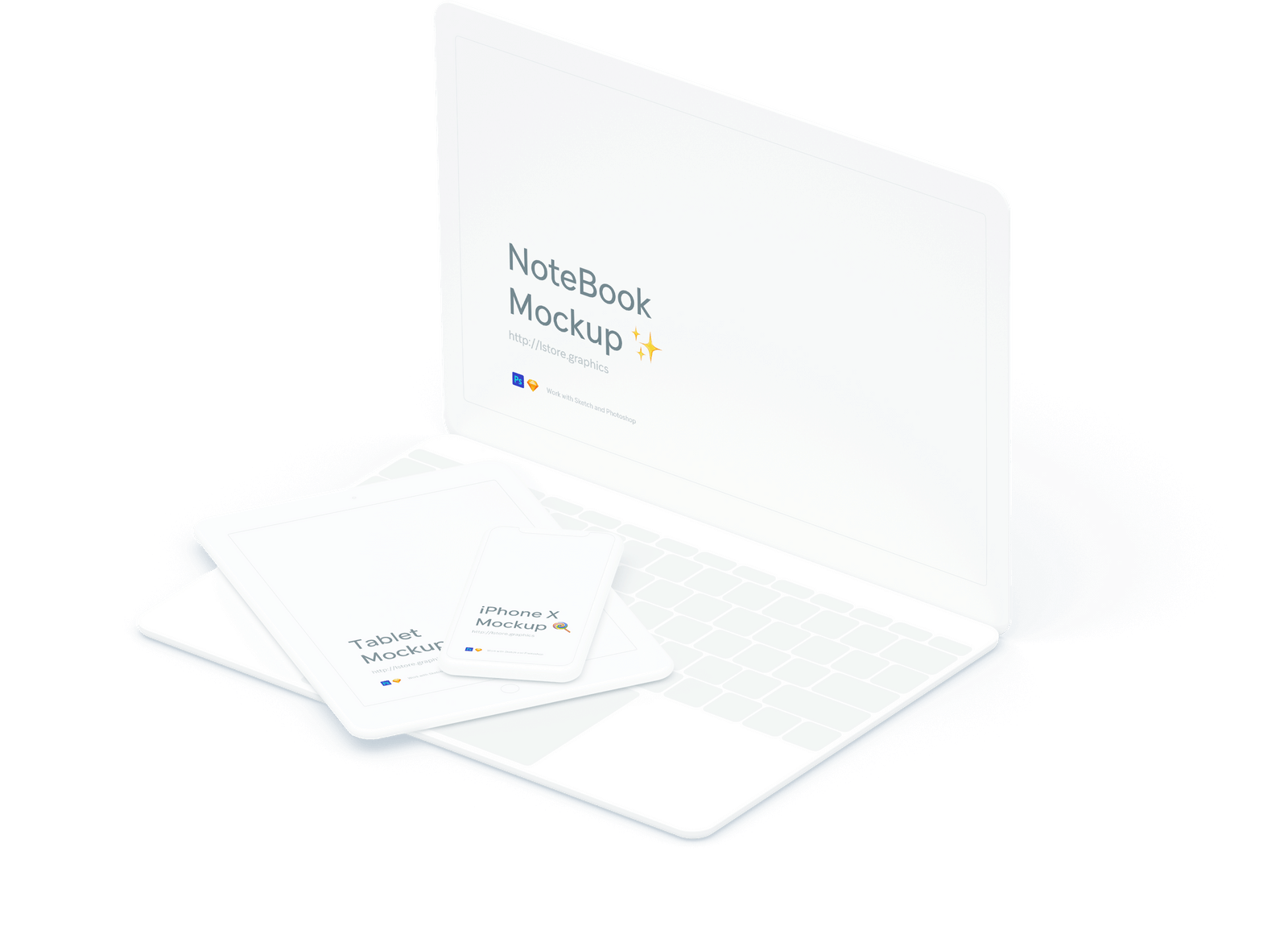 Simple Mockups for Sketch and Photoshop