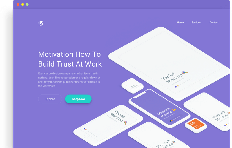 Simple Mockups for Sketch and Photoshop