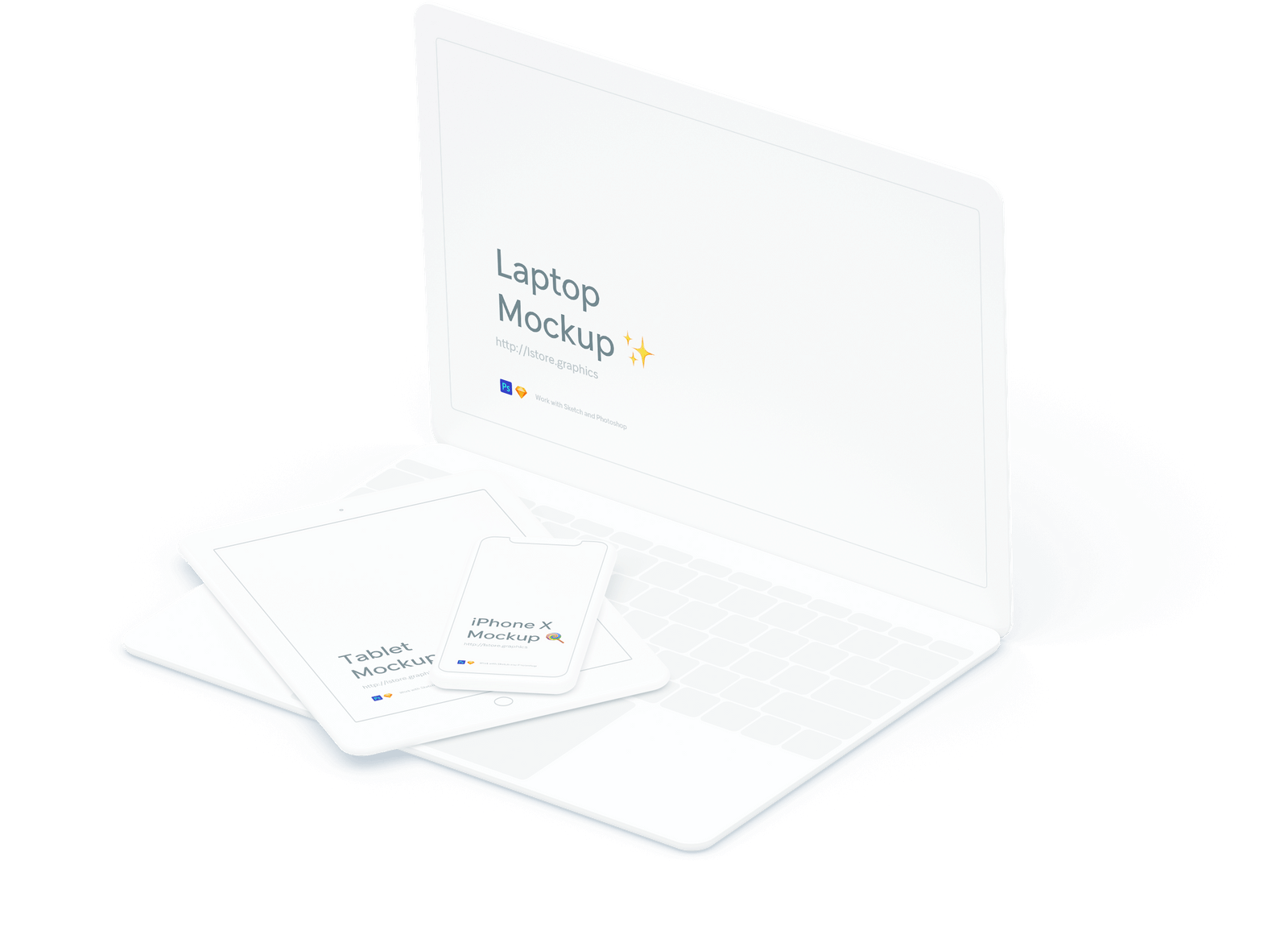 Simple Mockups for Sketch and Photoshop