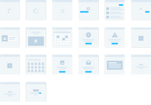 Wireframe Prototyping System – Standart Color Scheme
