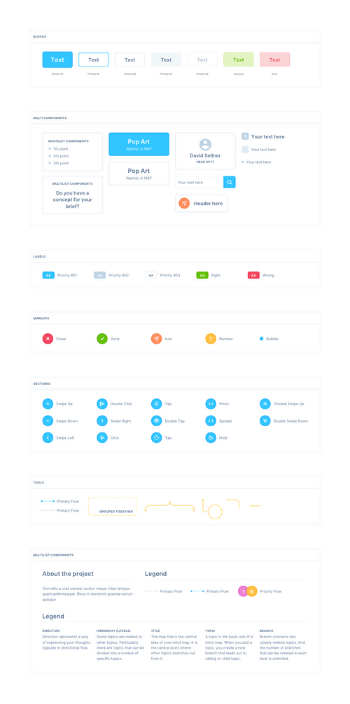 Wireframe Prototyping System – Standart Color Scheme